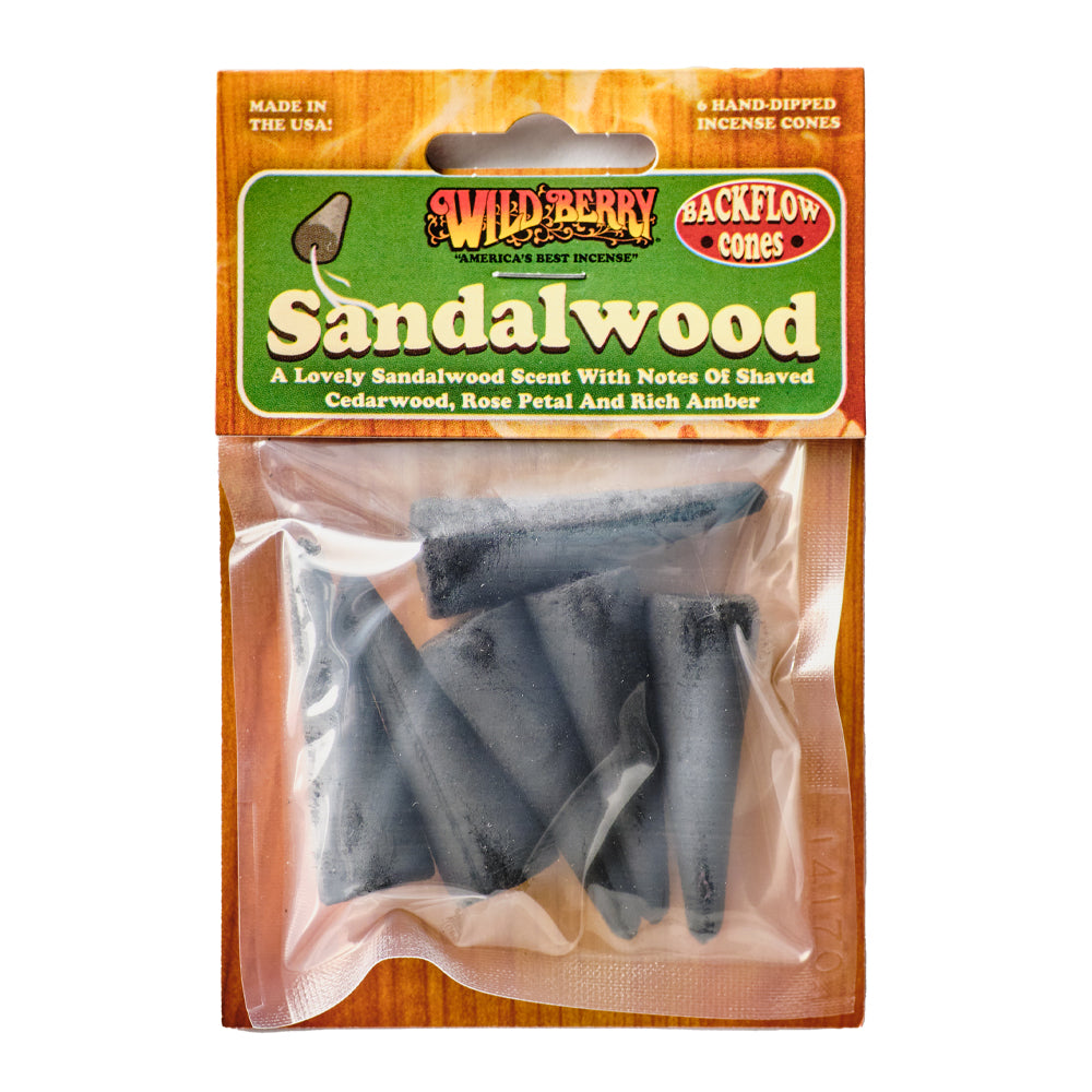 Packaged Backflow Cones – Wild Berry Incense