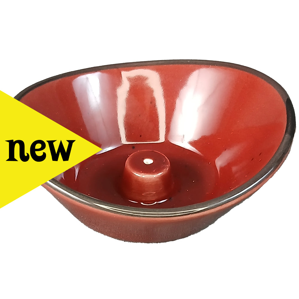 Ceramic Oval Incense Burner – Wild Berry Incense